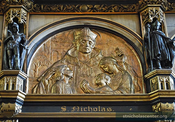 Brass Relief ::: St. Nicholas Center